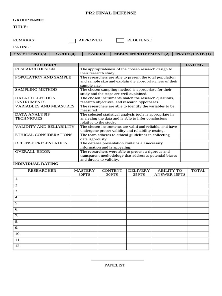 PR2 Final Defense | PDF
