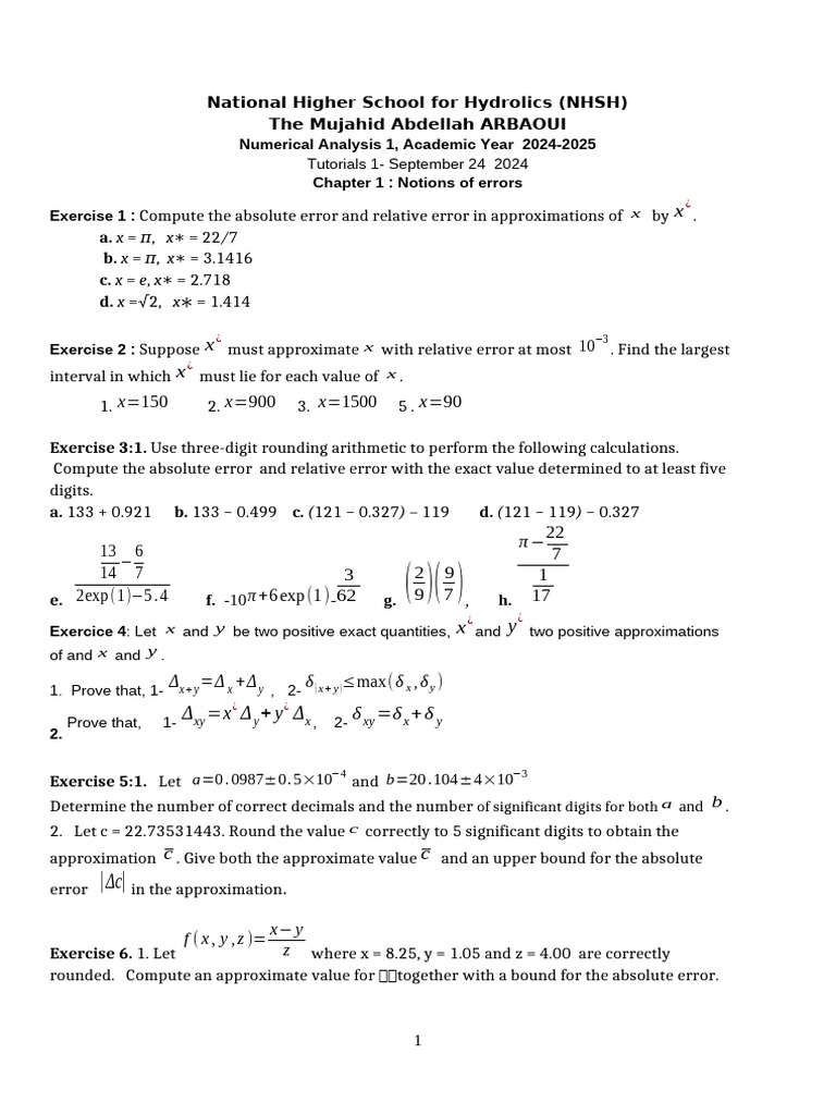 Chapter 1 | PDF | Significant Figures | Numbers