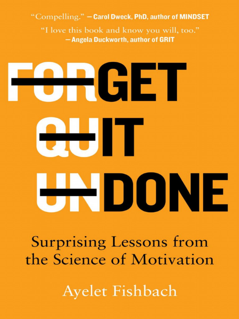 Get It Done by Ayelet Fishbach | PDF