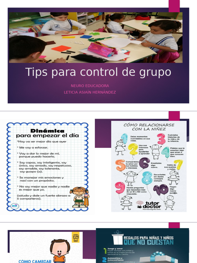 Tips Control de Grupo | PDF | Temor | Las emociones