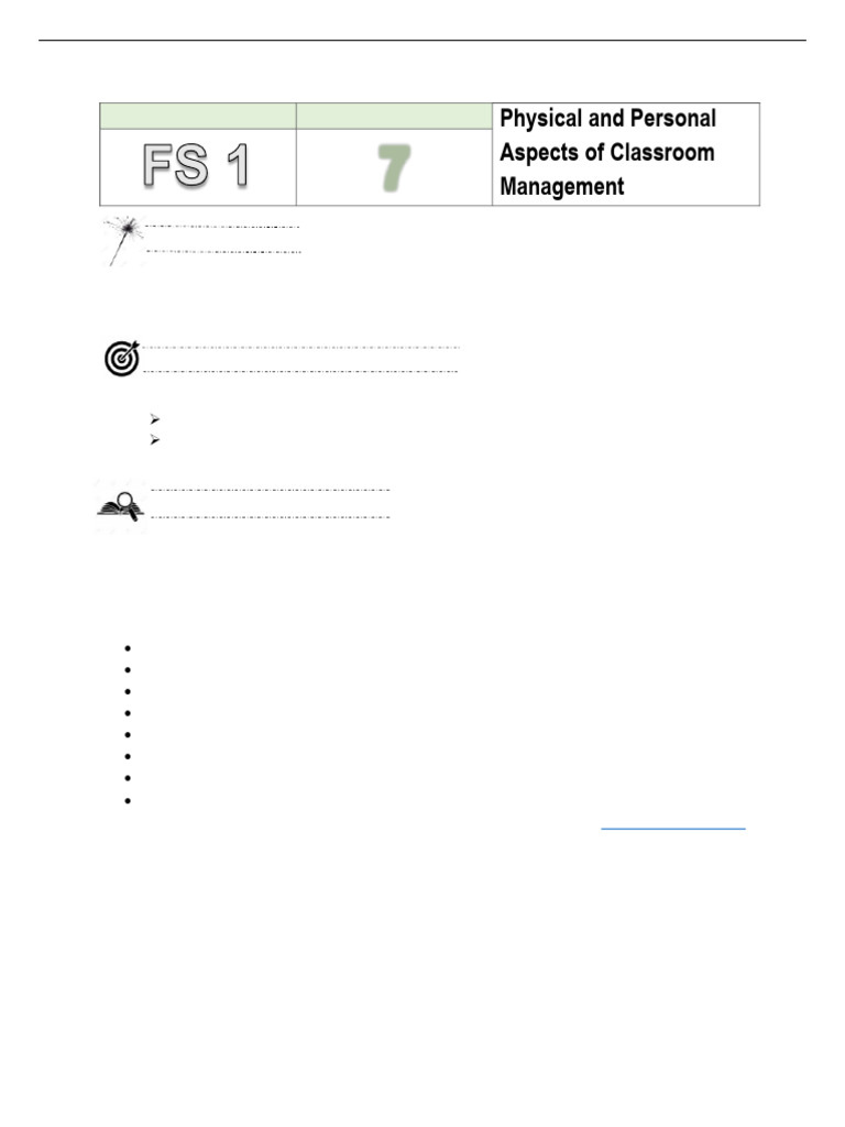 FS 1 Learning Episode 7 Vera Lyn V. Jadulco BSED Eng 4 3 PDF | PDF | Classroom Management | Teachers