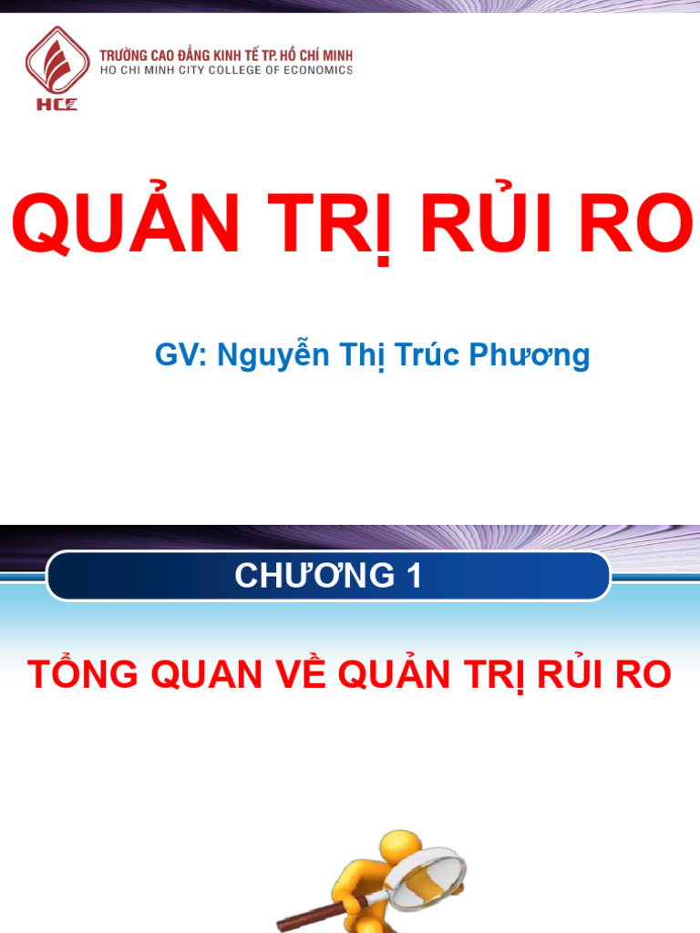 Chuong 1. Tong Quan Ve Quan Tri Rui Ro (Gui SV) | PDF