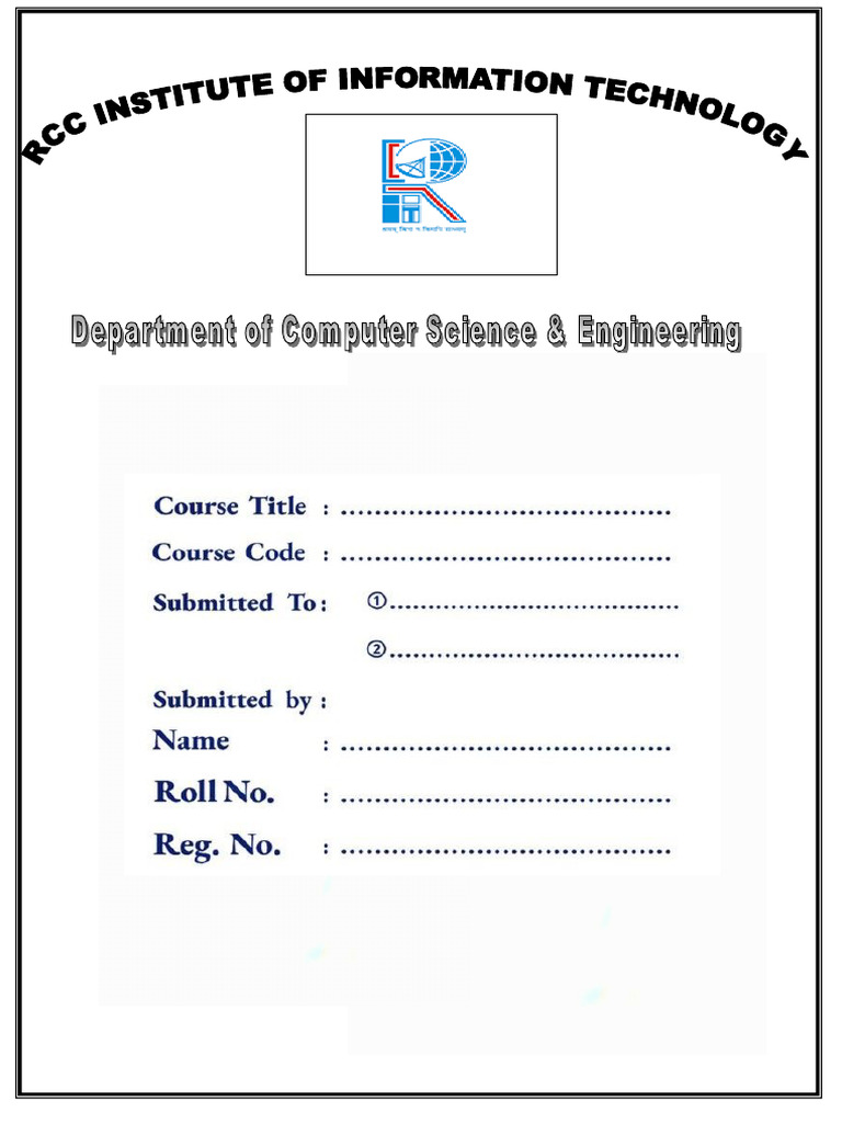 Revised Lab Front Page | PDF
