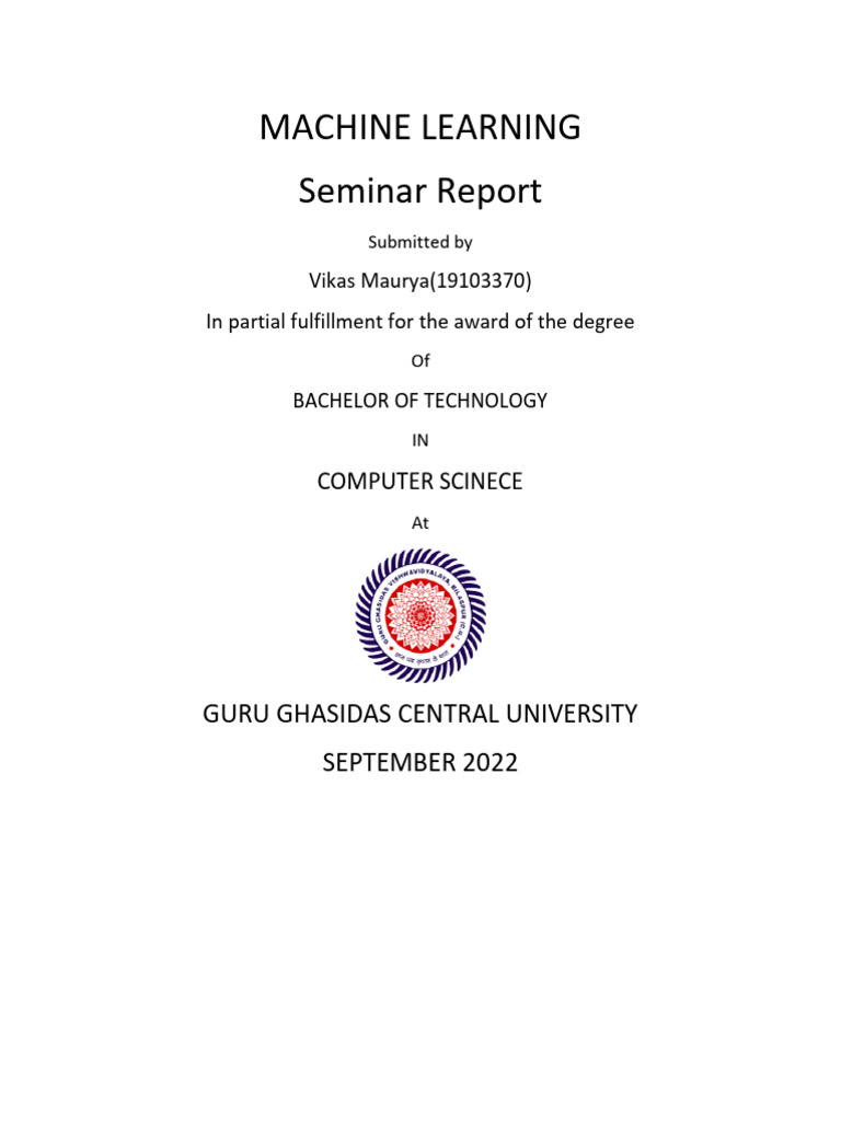 Document 2 1 - VIKAS MAURYA | PDF | Machine Learning | Computer Science