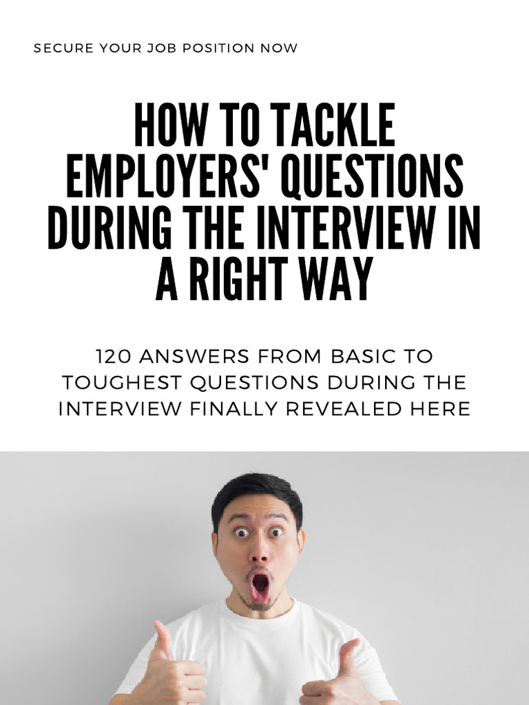 120 Interview Questions & Recommended Answers | PDF | Experience
