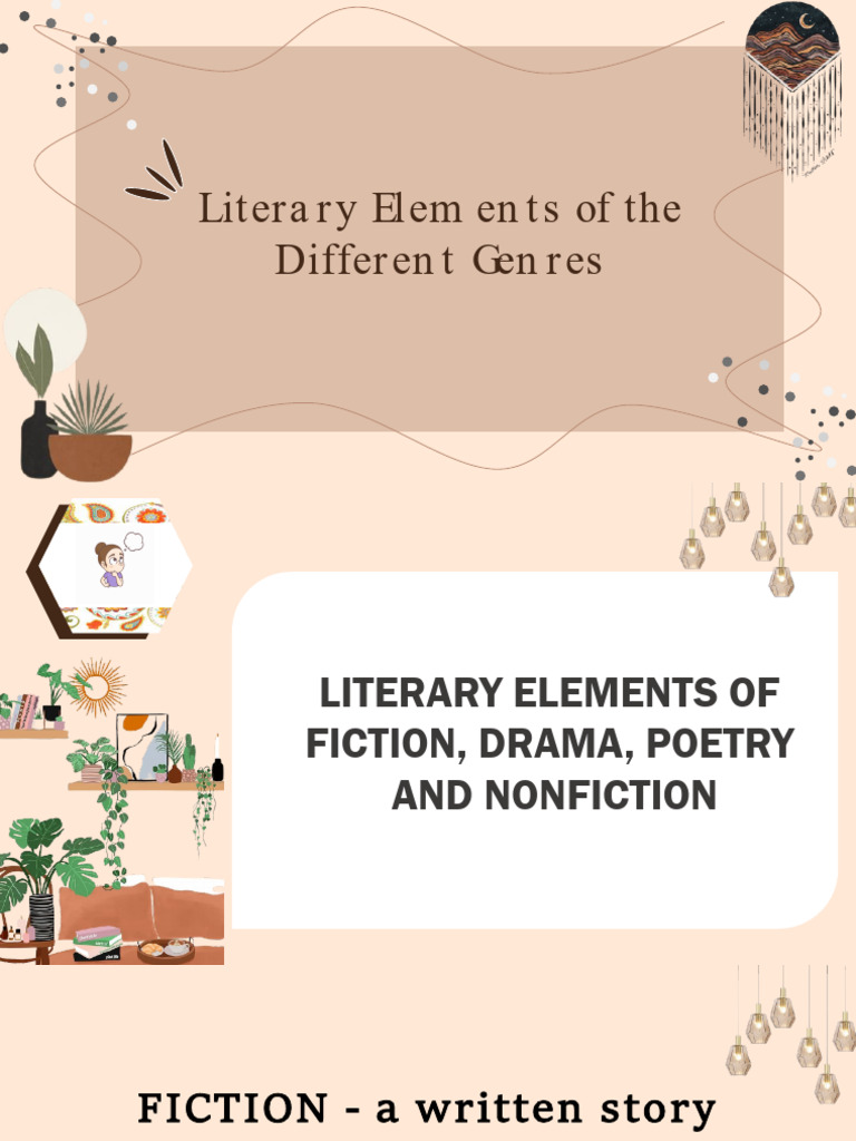 Literary Elements Lesson II | PDF | Narration | Poetry