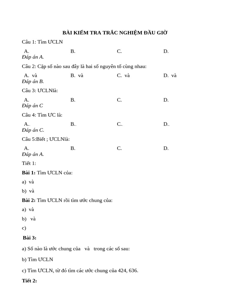 Phiếu 7. Uc Ucln Btvn | PDF