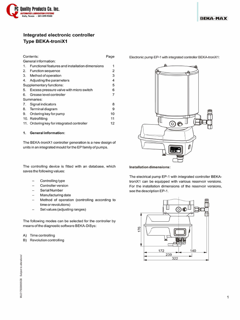 Bekamax Beka Tronix1 | PDF