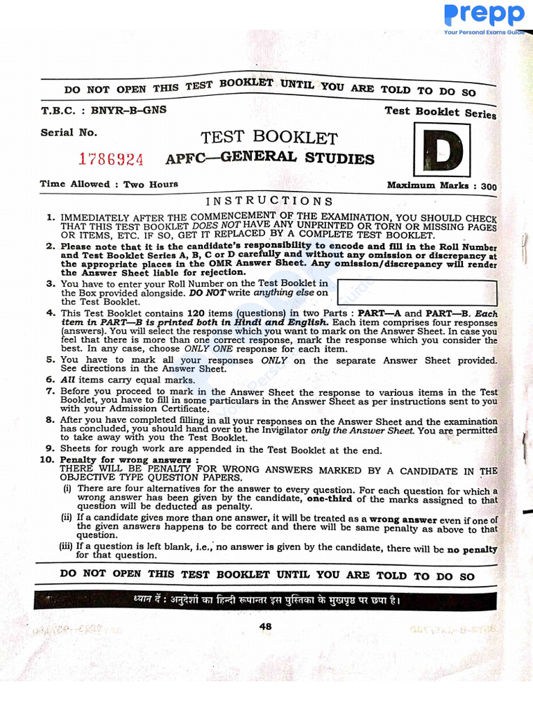 UPSC EPFO APFC SET D Question Paper | PDF | Agriculture | Sustainable ...