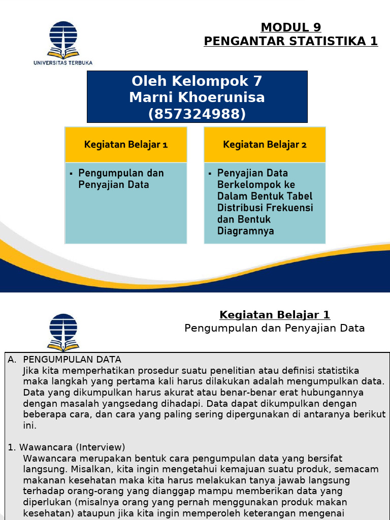 MTK Modul 9 Kel.7 Ok | PDF
