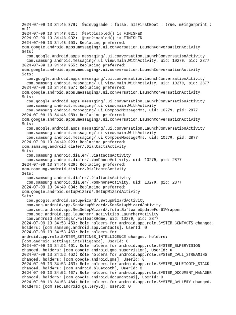 PM Debug Info | PDF | Android (Operating System) | Unix