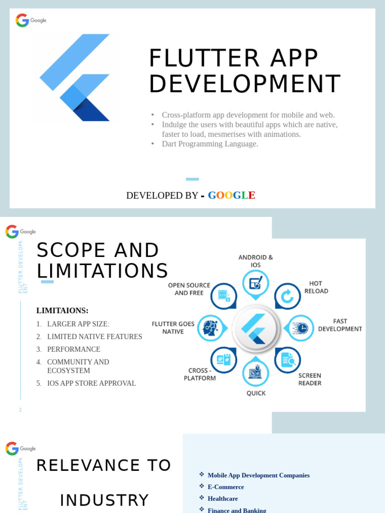 Flutter Presentation | PDF