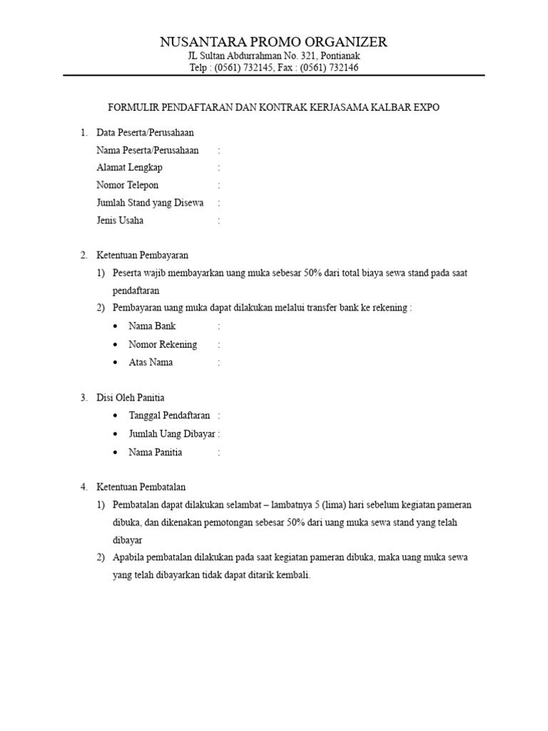 File Kerja Sama | PDF