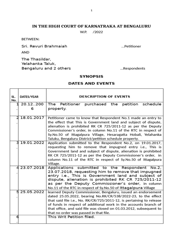 Writ Petition | PDF | Affidavit | Writ