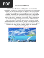 Importance of Water Conservation | PDF