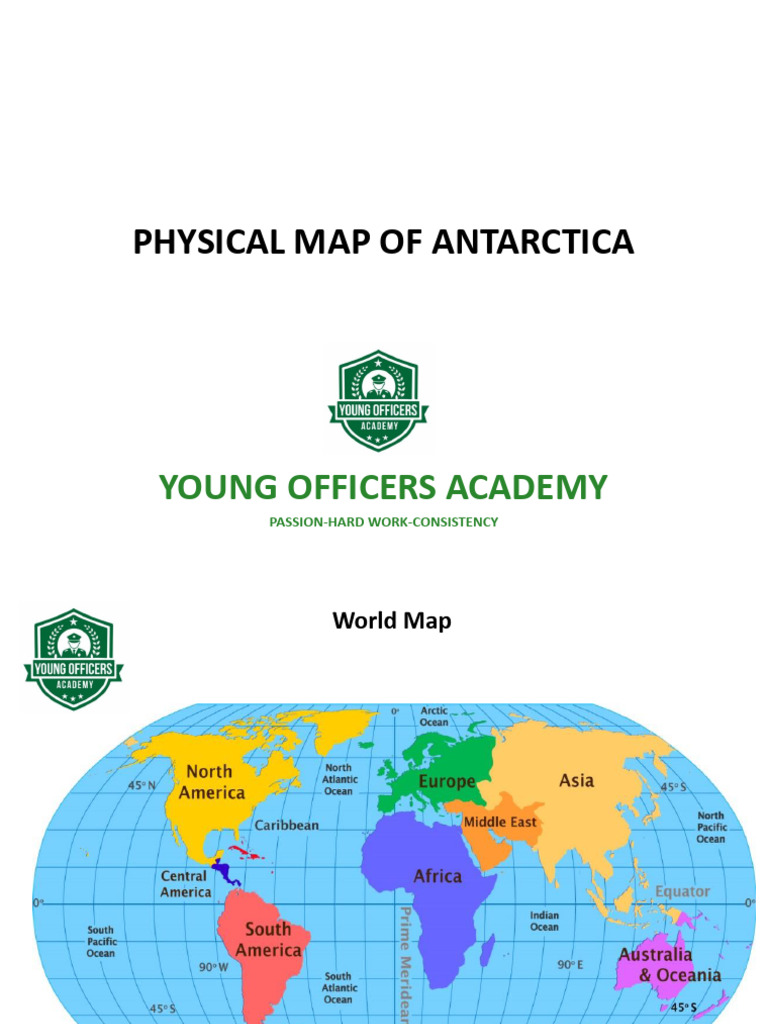 Geography Antarctica Physical Map | PDF