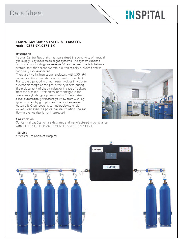 Emergency Automatic Oxygen Manifold - R2 | PDF | Nitrous Oxide ...