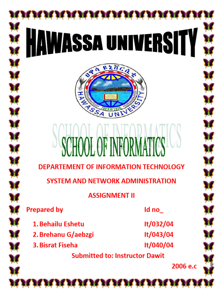 System and Networkadministration 2 | PDF | Computer Network | Password
