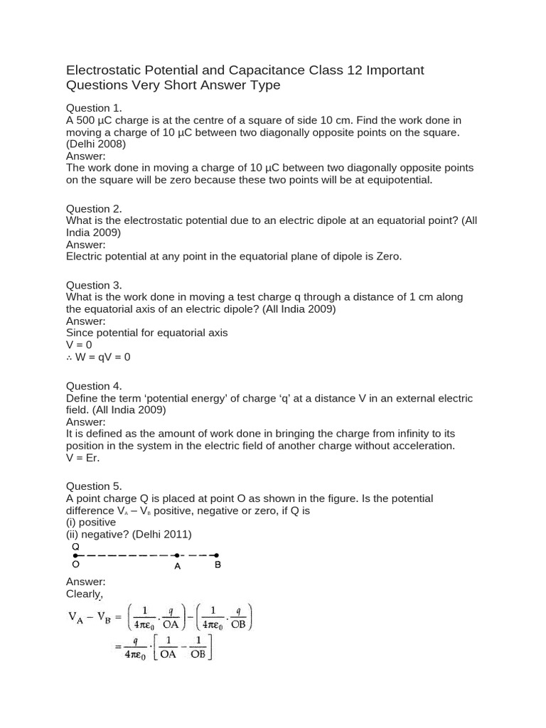 CH 2 | PDF | Capacitance | Capacitor