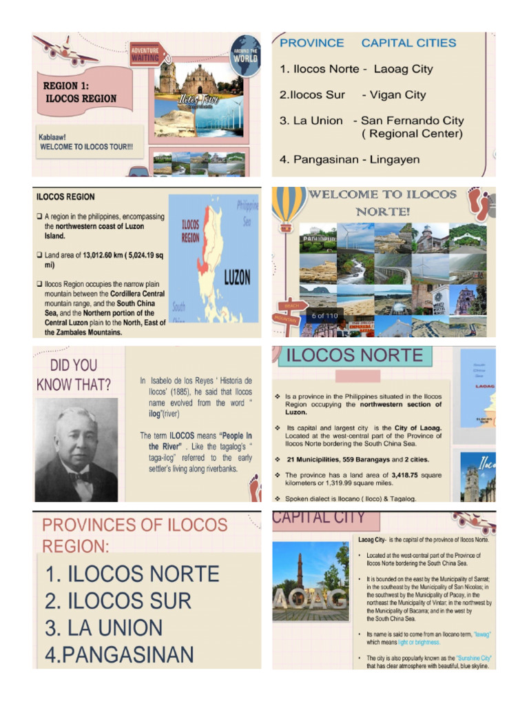 Region 1 Ilocos Region | PDF