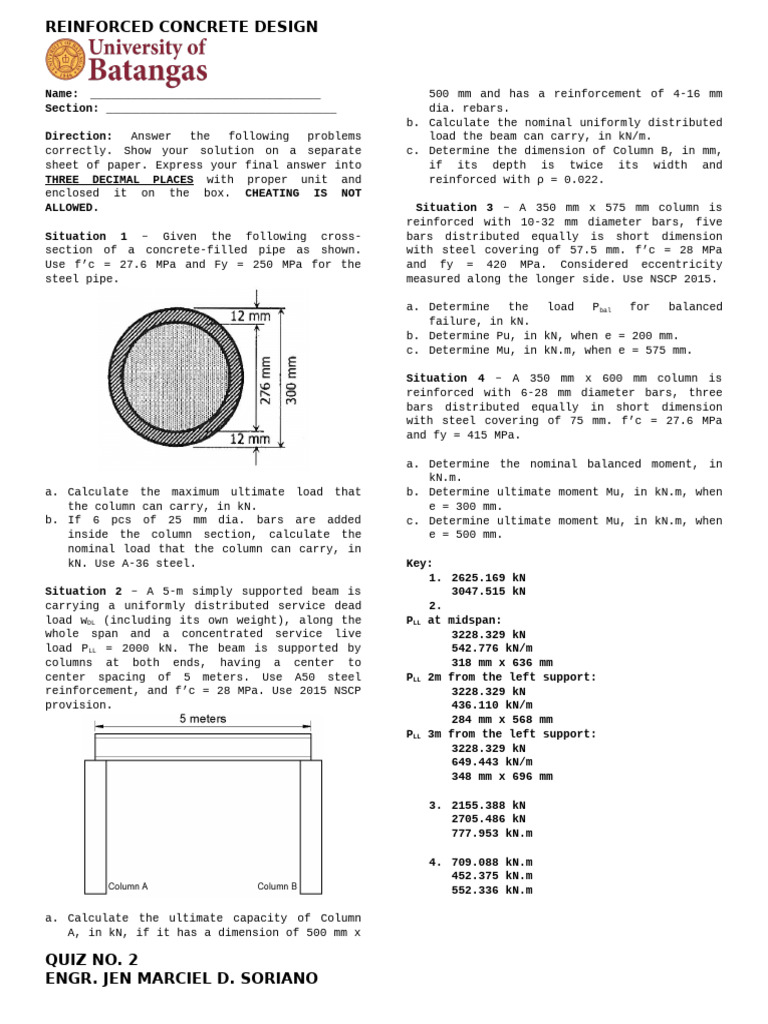 Elective 3 Probset | PDF | Civil Engineering | Building Engineering