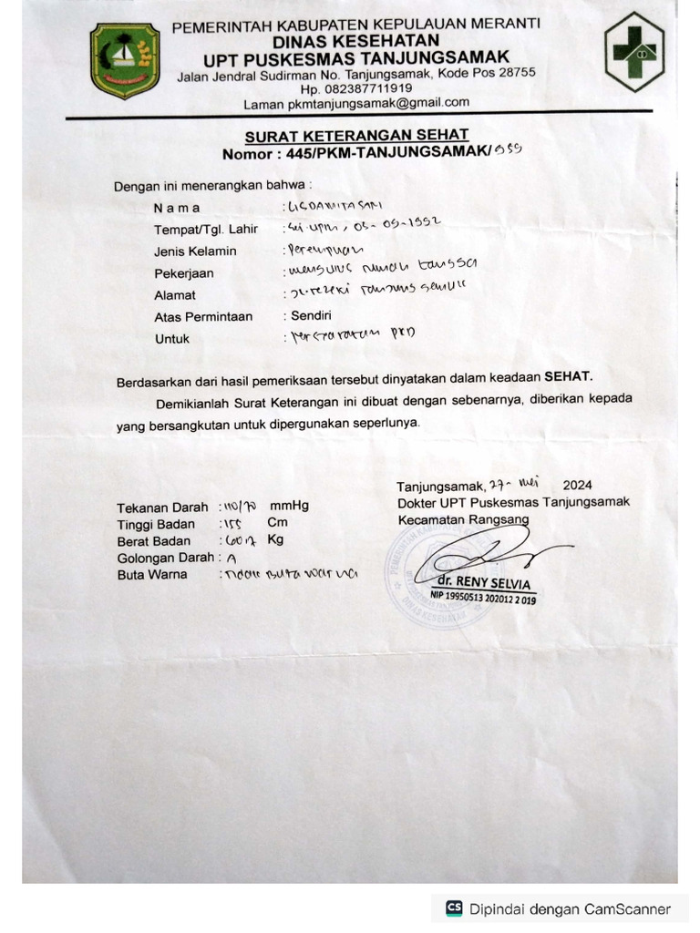 Suket Sehat Lisda Mitasari | PDF