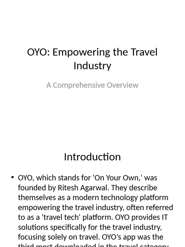 OYO Presentation | PDF