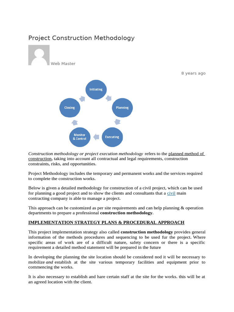 Methodology | PDF | Concrete | Deep Foundation