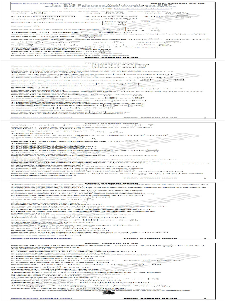 1sm Generalite FCT Seri1 | PDF