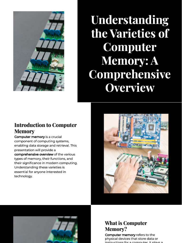 Slidesgo Understanding The Varieties of Computer Memory A Comprehensive Overview ...