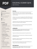 Disha Bhanushali Resume 2024 PDF | PDF | Communication | Marketing