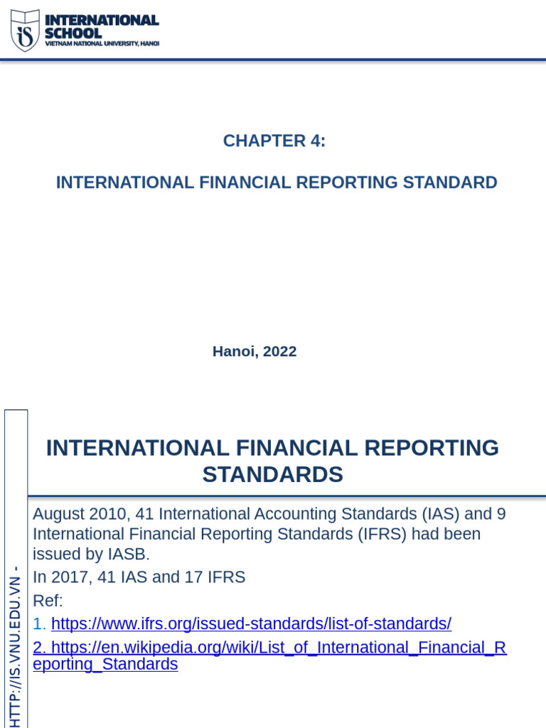 Chapter 4. IFRS Part 1 | PDF | International Financial Reporting ...