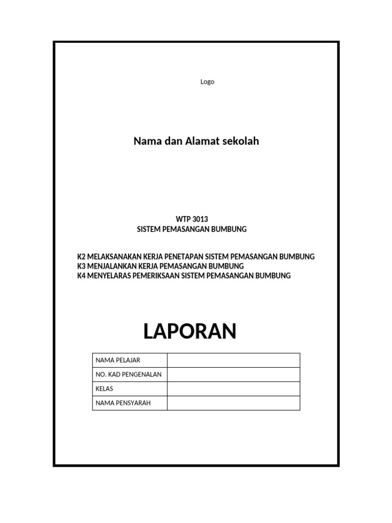 Contoh Laporan | PDF