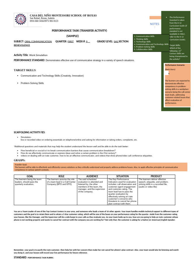 SAMPLE | PDF | Human Communication | Learning
