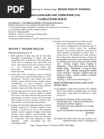 CBSE Class 10 Answer Book Answer Sheet Front Page Sample 2025 | PDF