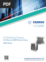 EXCELAIR HEPA Filters Catalogue | PDF | Polyurethane | Materials