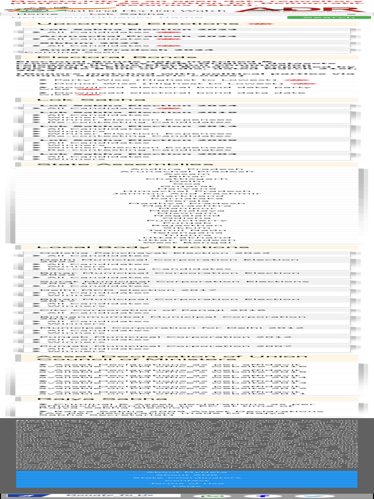 MyNeta Candidate Affidavits For Elections in India Criminal, Financial ...
