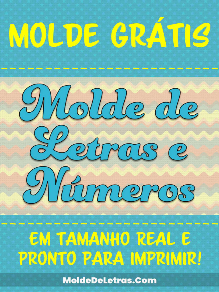 Molde de Letras e Numeros Funkydori | PDF