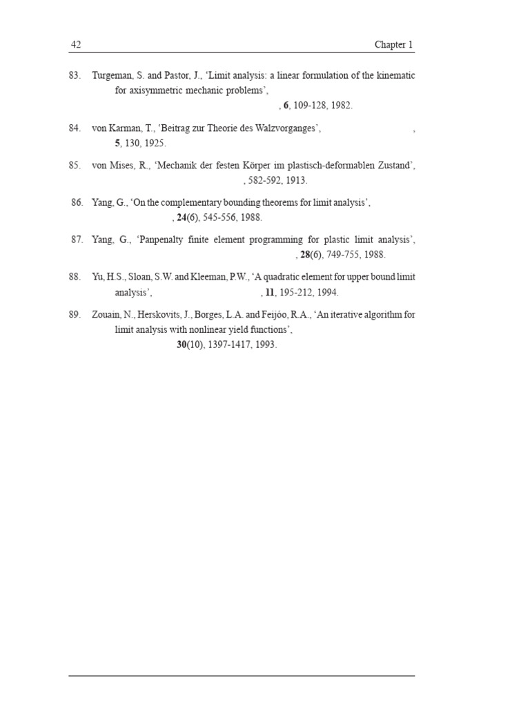 Theory of Limit Analysis | PDF | Deformation (Engineering) | Plasticity ...