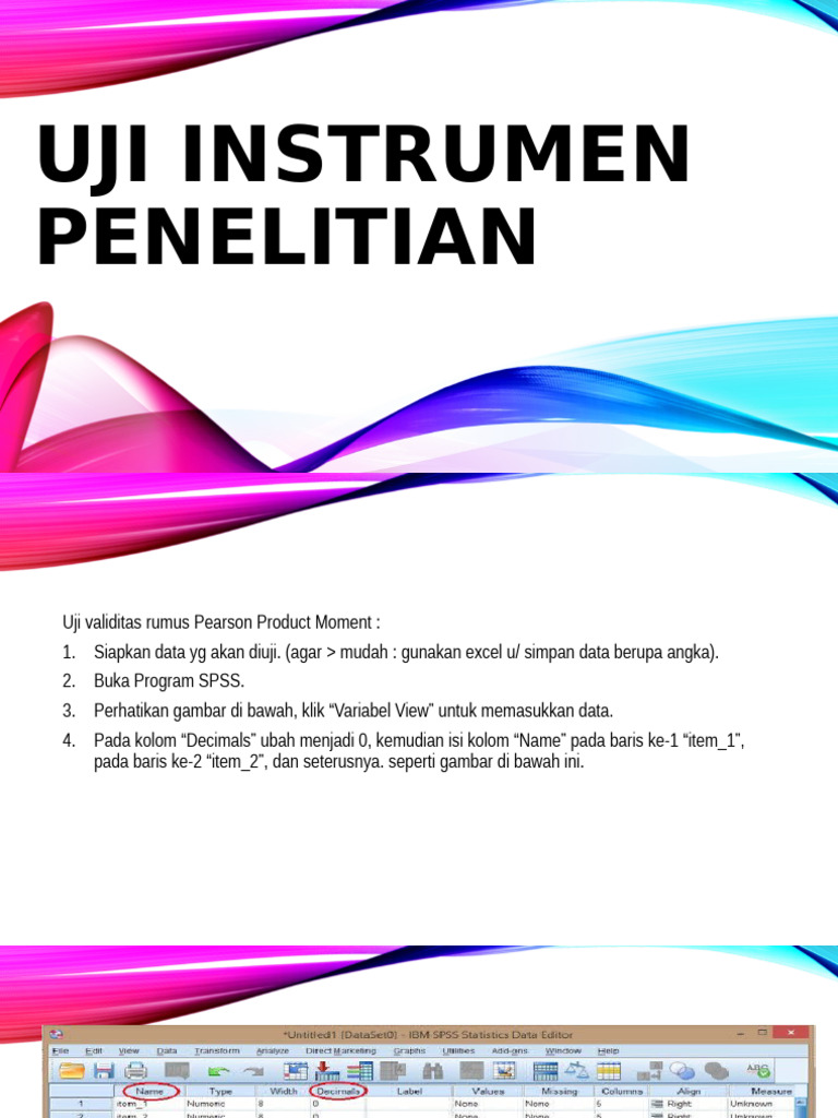 Uji Instrumen Penelitian | PDF