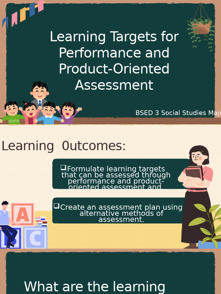 Performance-Based Assessment Learning Targets | PDF | Learning | Knowledge