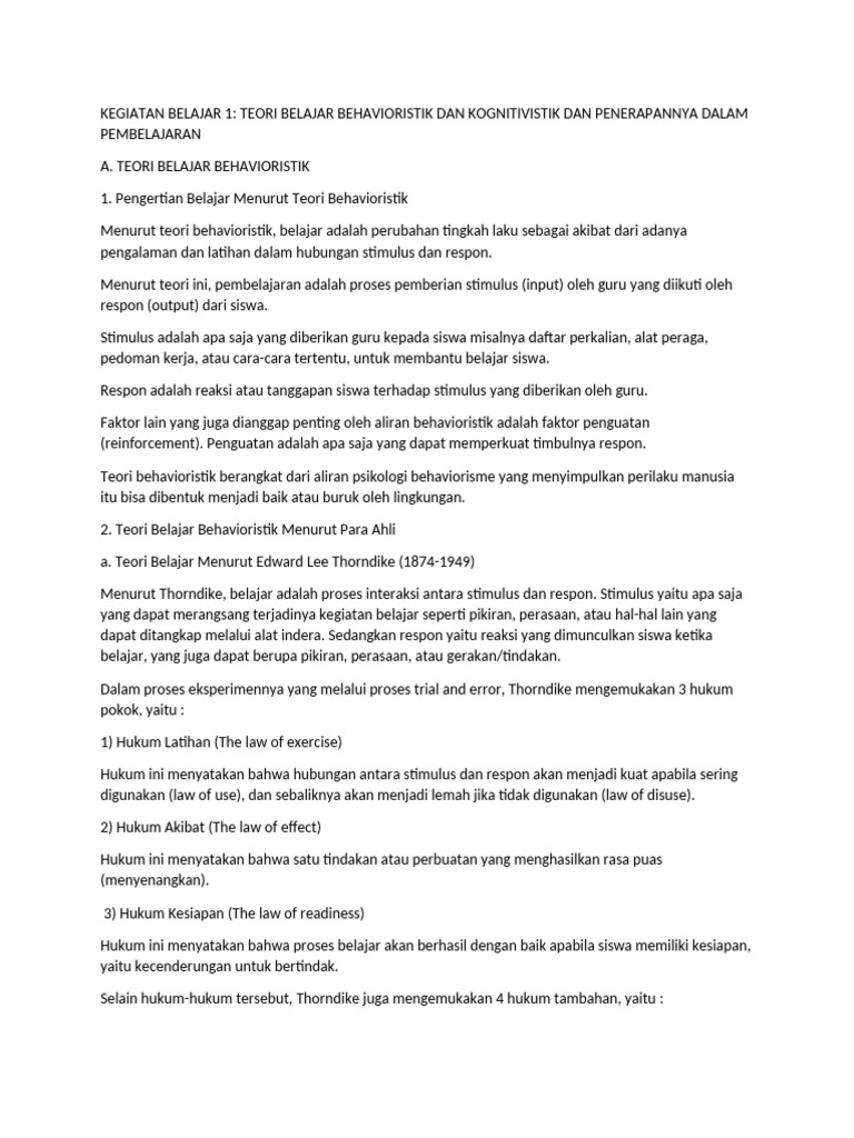 KEGIATAN BELAJAR MODUL 6 kb1,2,3 | PDF