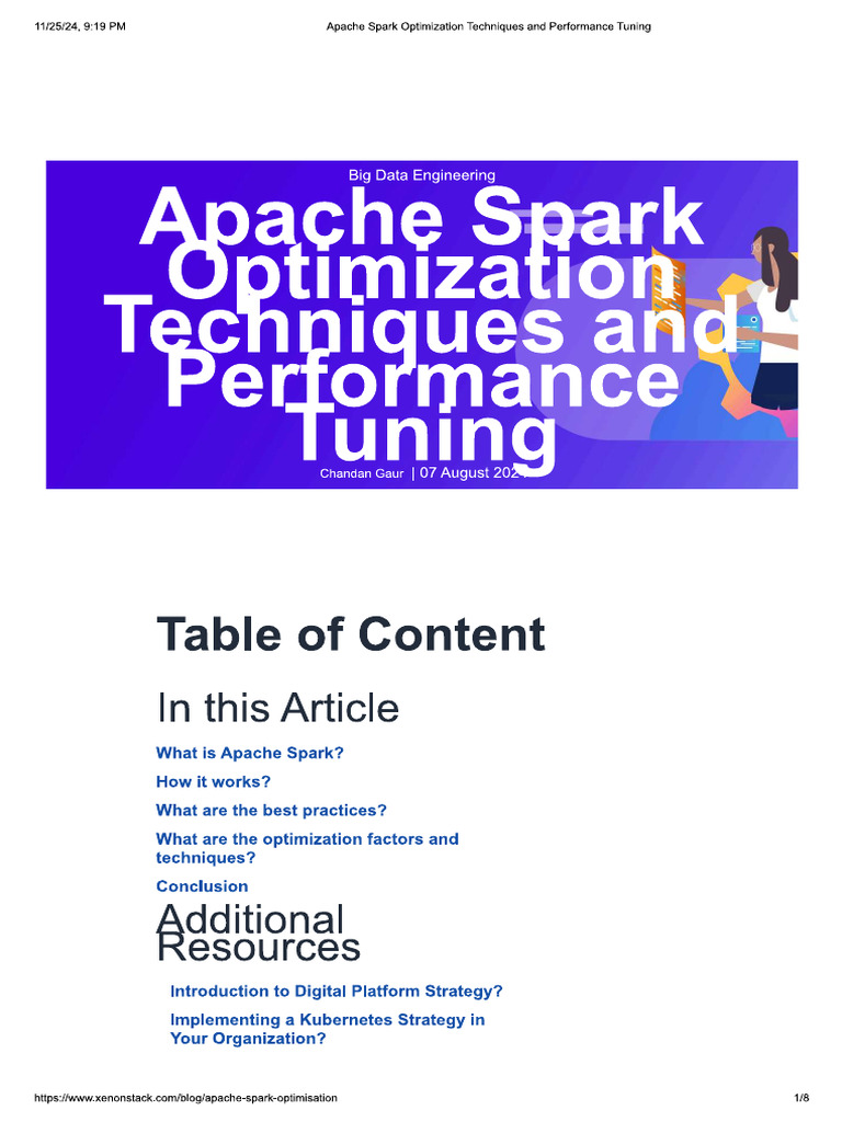 Spark Optimization 3 | PDF