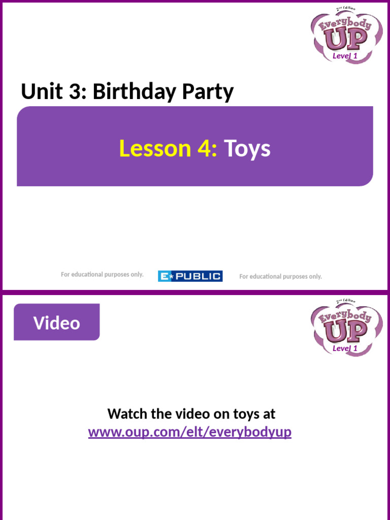 EU2e L1 Unit3 Lesson4 | PDF | Learning | Human Communication