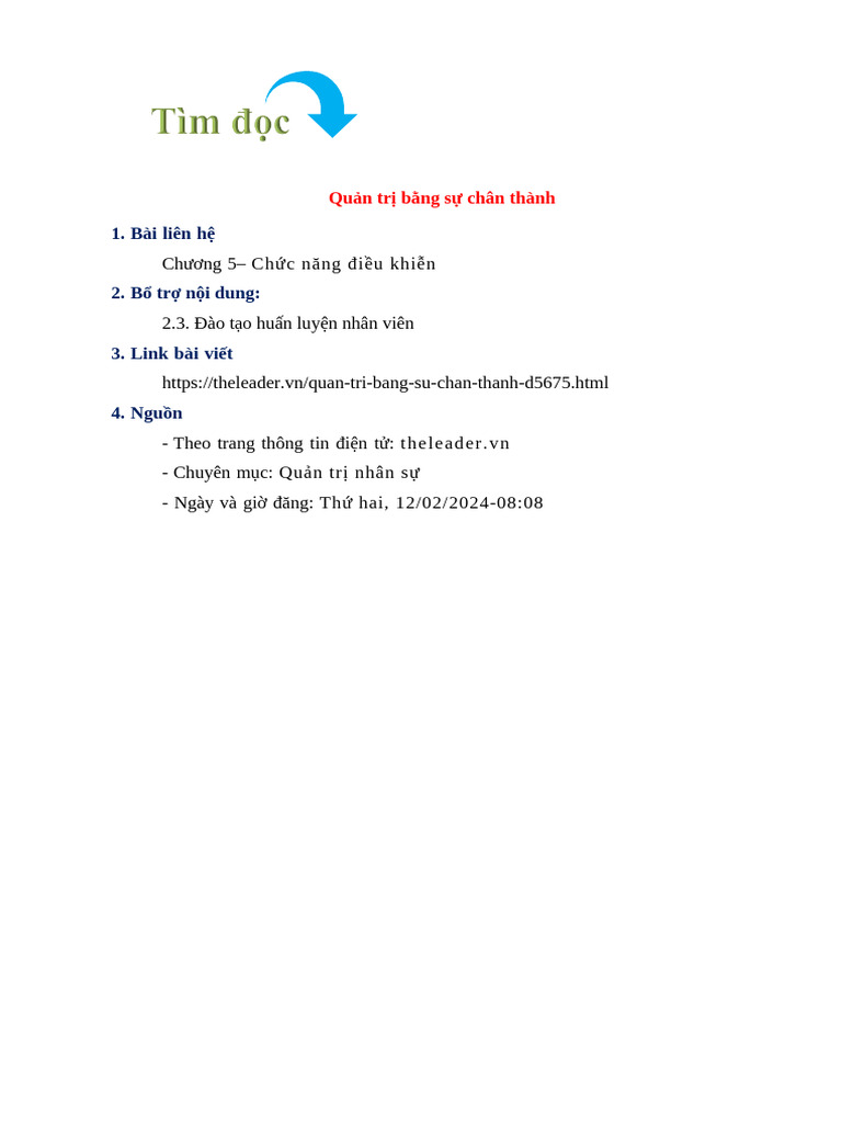 Chương 5 Chức năng điều khiển QTH | PDF