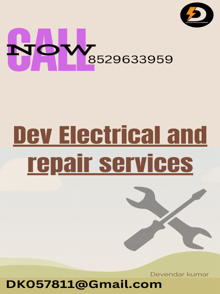 Dev Electrical and Repair Services | PDF