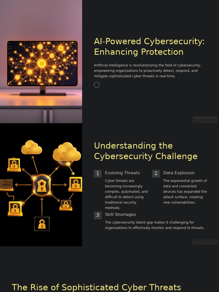 AI Powered Cybersecurity Enhancing Protection | PDF | Security ...