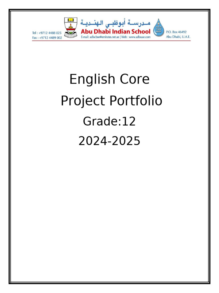 Project-Title Page 2024-2025 | PDF