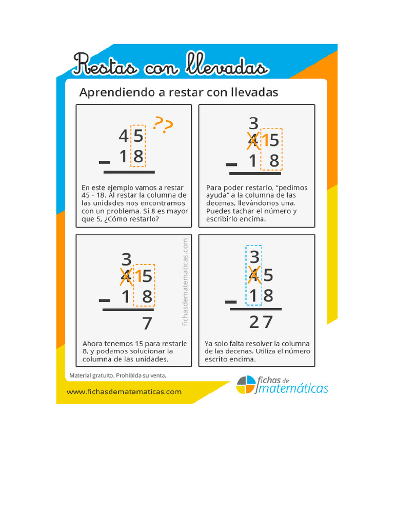 Restas Con Llevadas | PDF