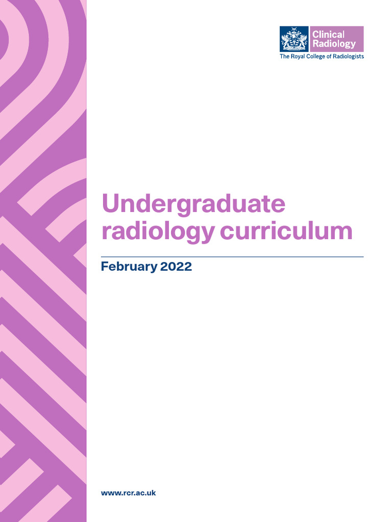 Radiology Curriculum for Med Students | PDF | Radiology | Medical Imaging